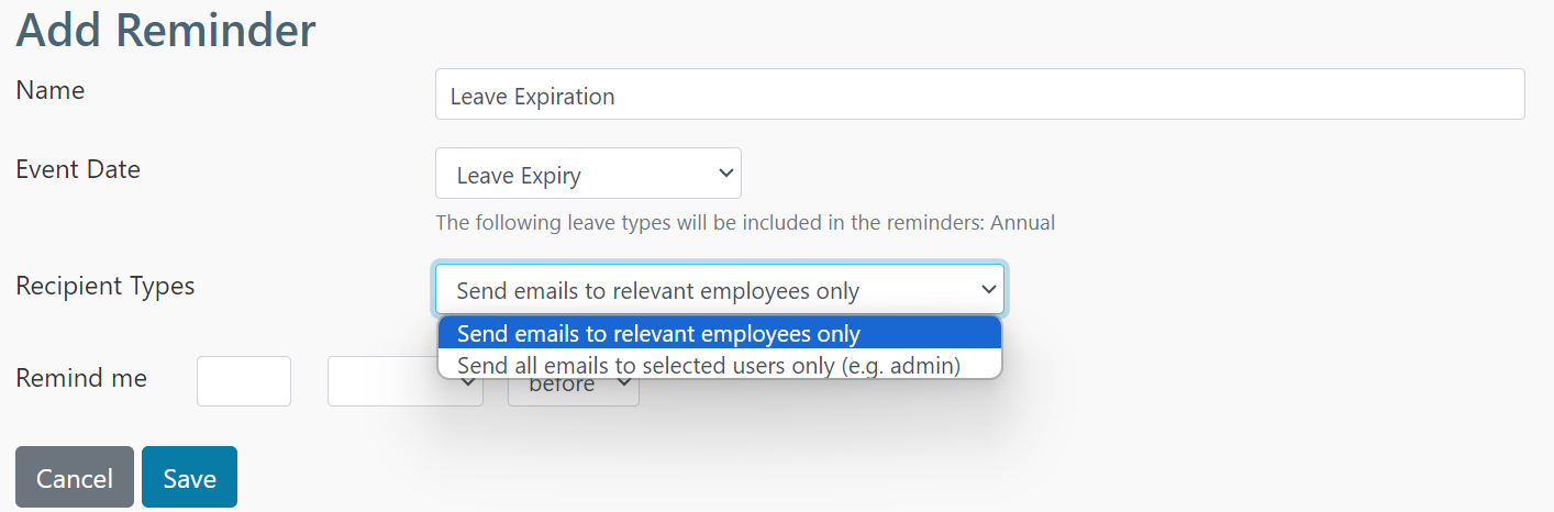 Reminders - Payroll Help